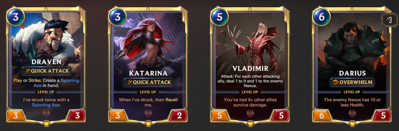 [Guide] All champions from Noxus in Legends of Runeterra - Inven Global